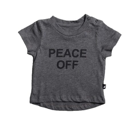 Peace Off Tee - 5 years - Toddler Baby Co Boy's Eco Clothing
